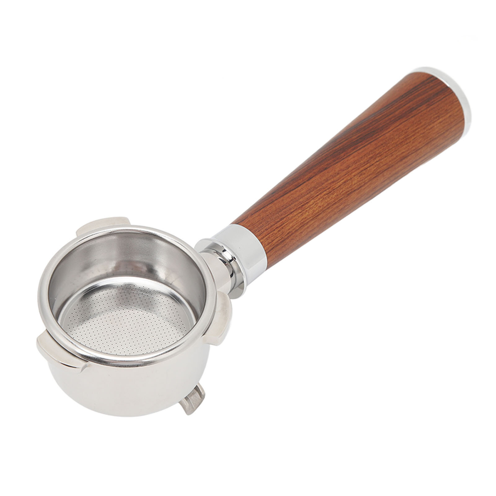Ручка портфильтра из нержавеющей стали 54 мм с тремя ушками и двойными носиками для Breville 870 880 Rosewood, долговечная и простая в уходе