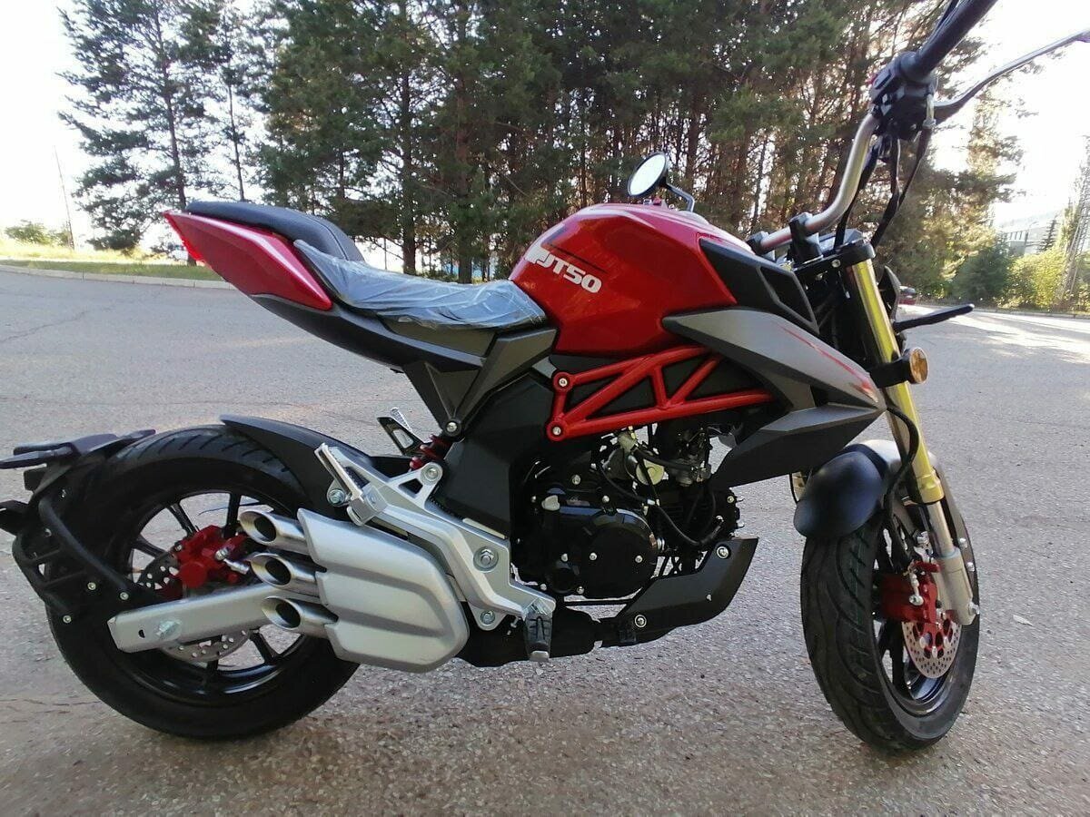 Мопед JT-50 125 сс. (8 лс) красный