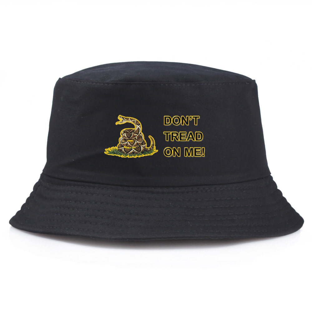 Аниме ведерко шляпа с надписью "Не наступай на меня", солнечная шляпа, рыбацкая шляпа для взрослых унисекс