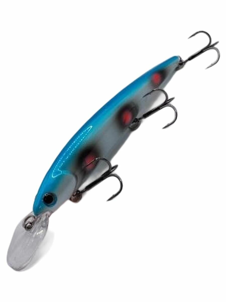 Воблер BANDIT WALLEYE SHALLOW 120 мм 19 г минноу плавающий, глубина 3 м, для щуки, окуня