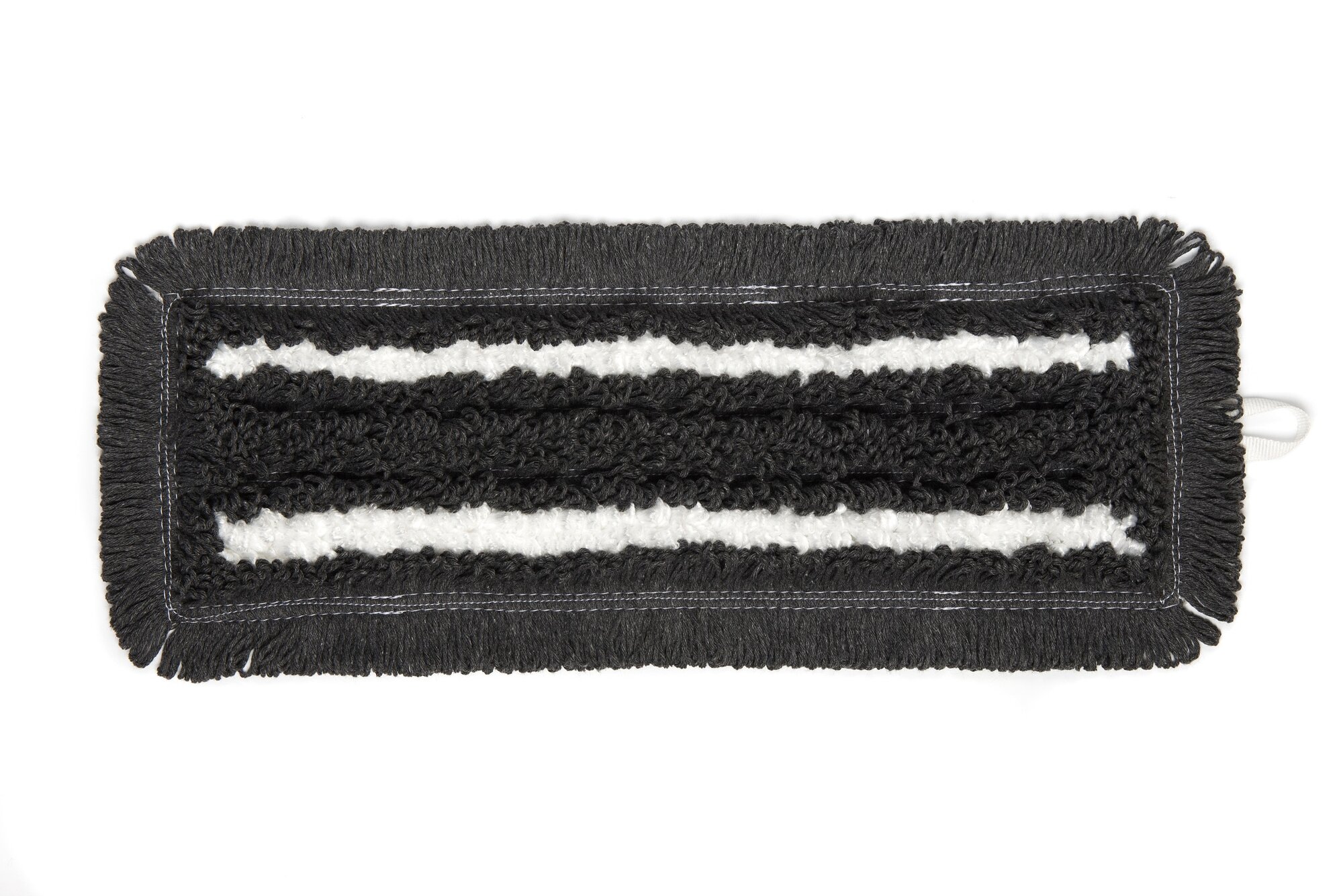 Насадка МОП плоская для швабры/держателя 50 см, уши/карманы (ТИП У/К), петлевая микрофибра/хлопок