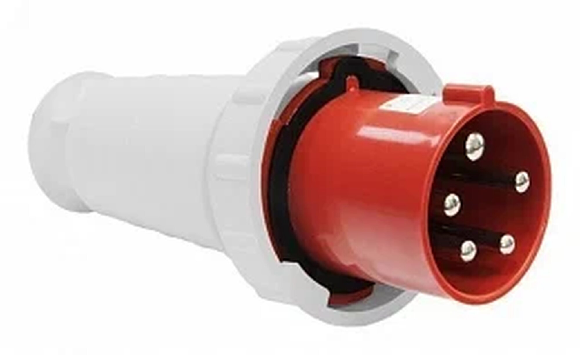 Вилка TEXENERGO 035, силовая, переносная, 3Р+PE+N, 63А, 380В, IP54