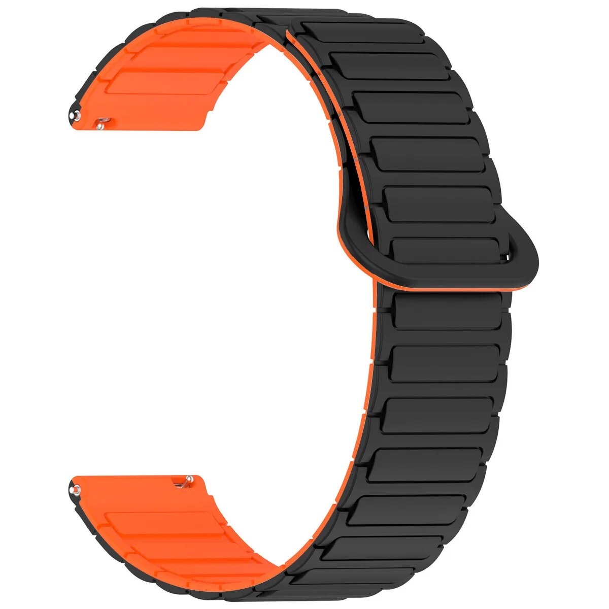 Силиконовый ремешок JINHUANG для COROS PACE PRO 3 2, APEX 2 Pro, Black Orange, COROS PACE 3