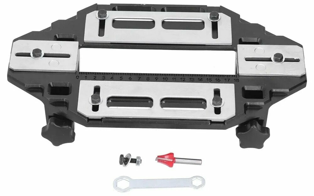 Шаблон для врезки петель и дверных замков / Кондуктор для установки петель и замков