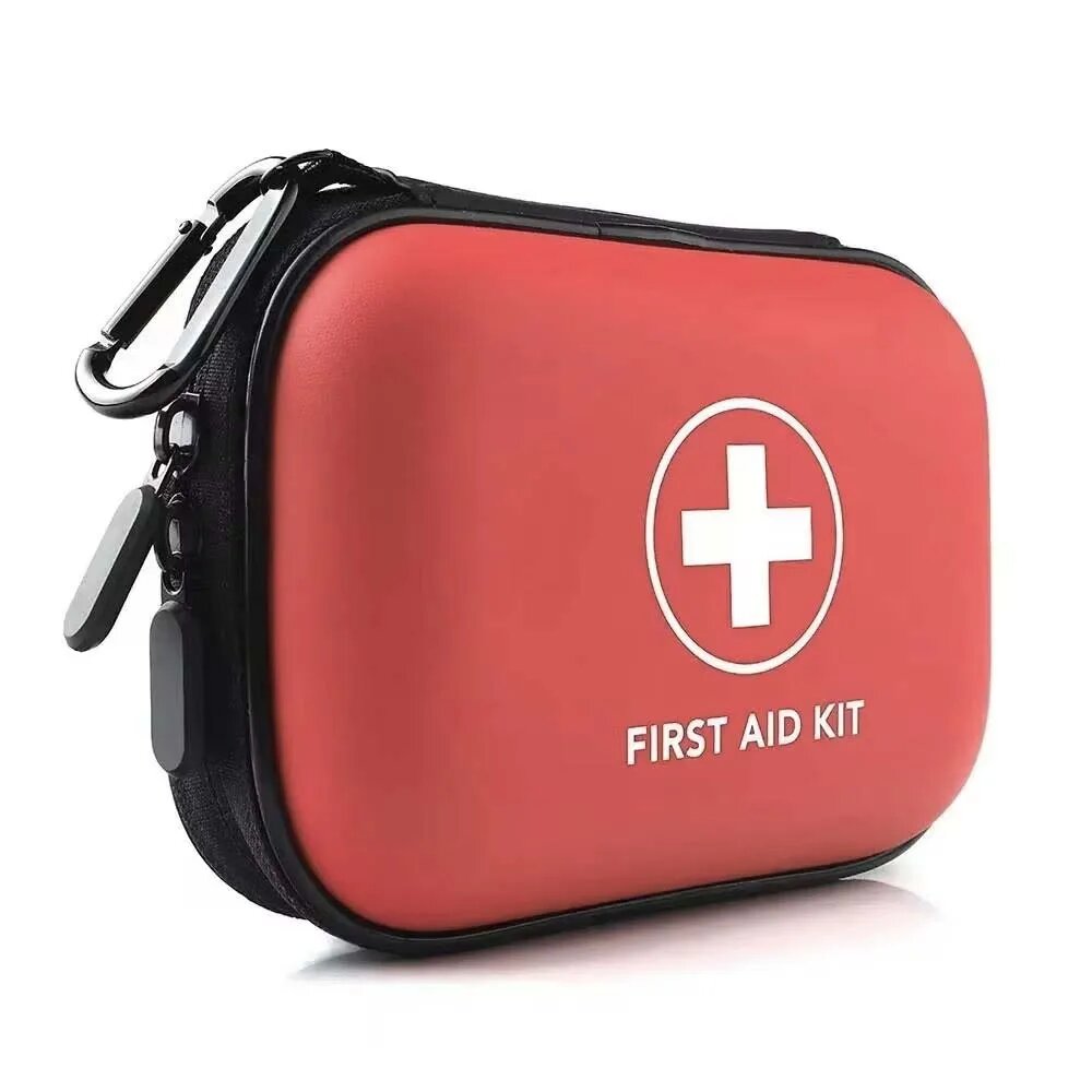 Красный чехол для аптечки First Aid Kit из ПУ ЭВА