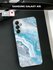 Чехол на Samsung Galaxy A15 / Самсунг А15 с принтом "Нежно-голубой мрамор"