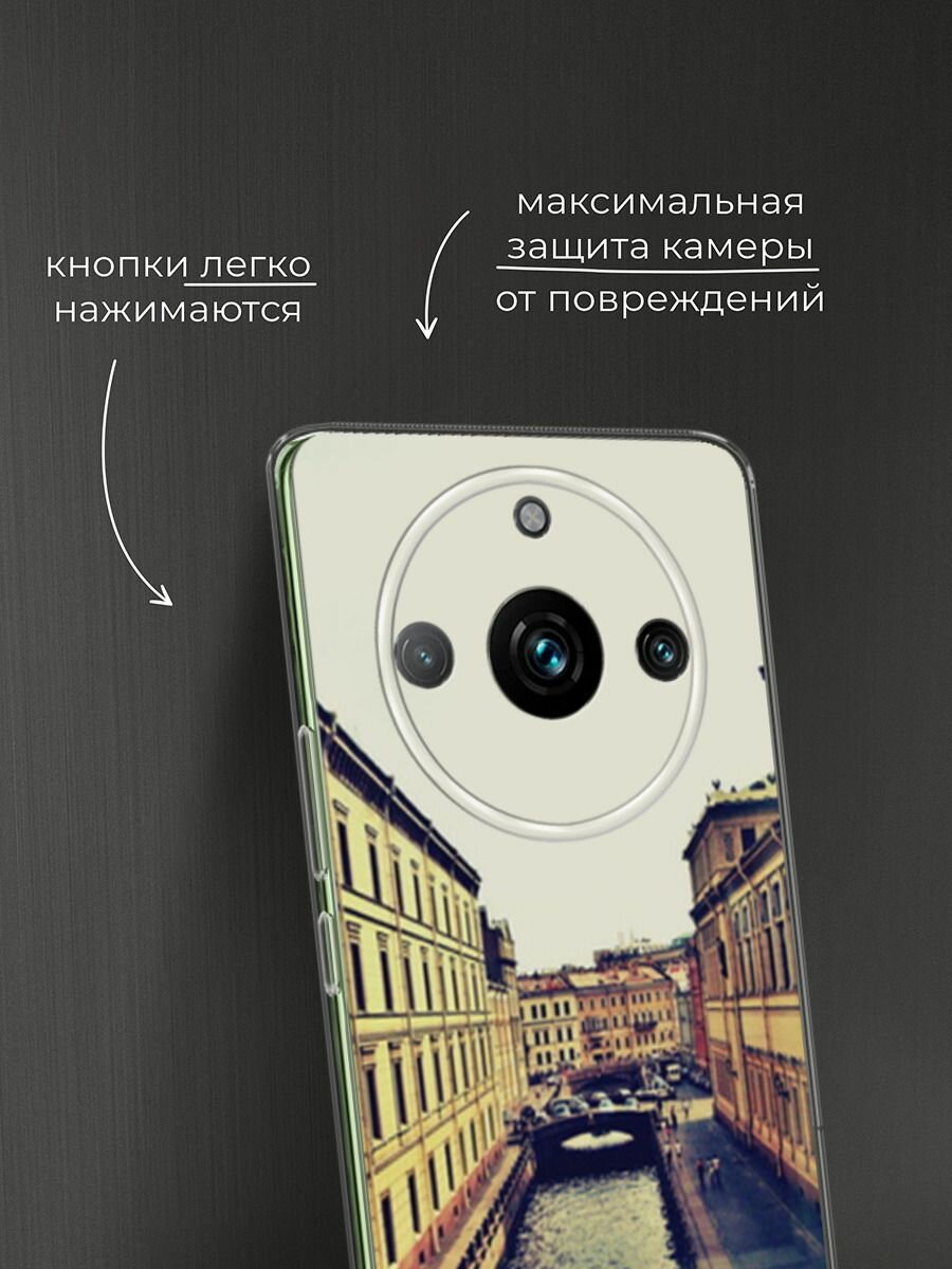 Чехол на Realme 11 Pro / Реалми 11 Про с принтом "Санкт-Петербург" — фото 1