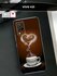 Силиконовый чехол на Vivo V21 / Виво V21 с принтом "Кофейная любовь"