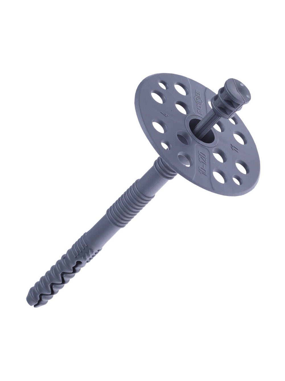 Дюбель для теплоизоляции 10х120 мм пластиковый гвоздь (150 шт.)