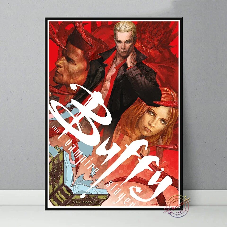 Баффи, истребительница вампиров, постер на холсте Ruicai r, 50x70 CM No Frame