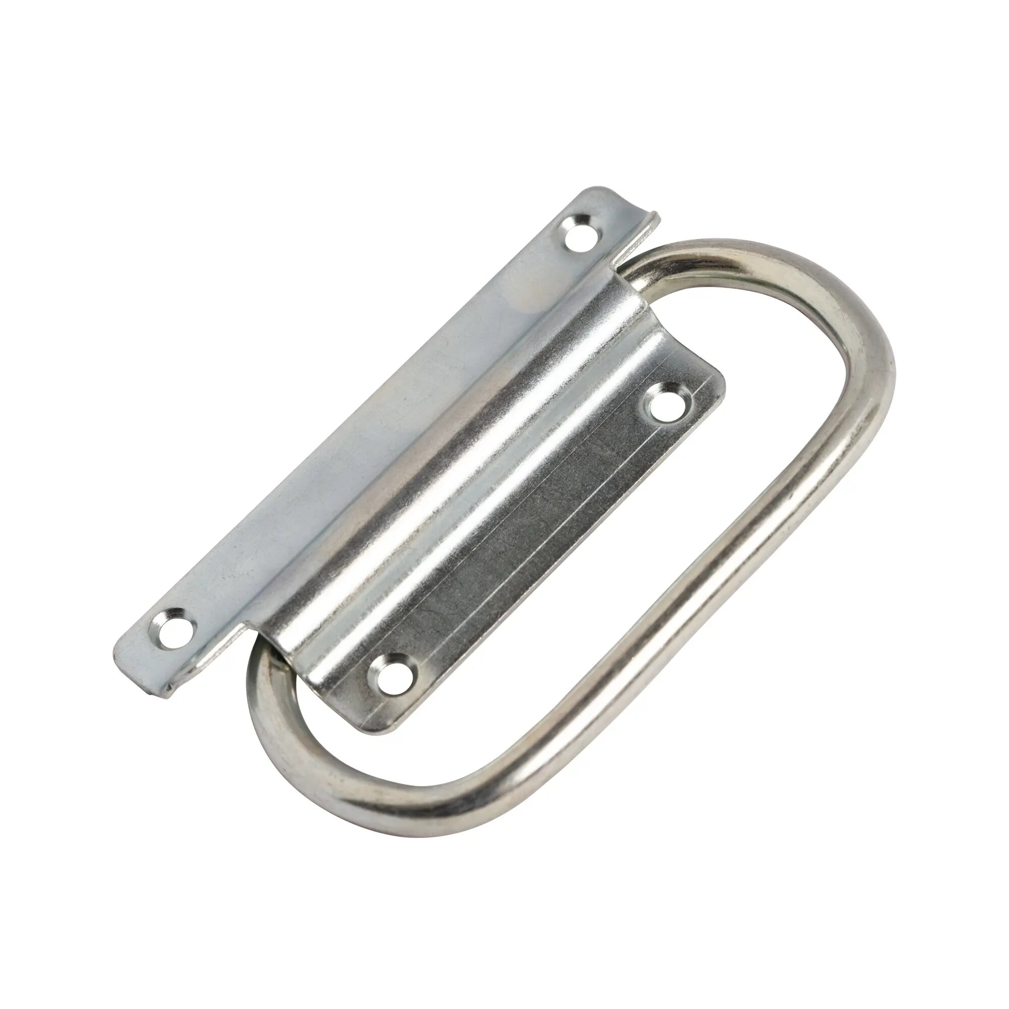 Металлист Ручка откидная цвет цинк для межкомнатных дверей и мебельной фурнитуры