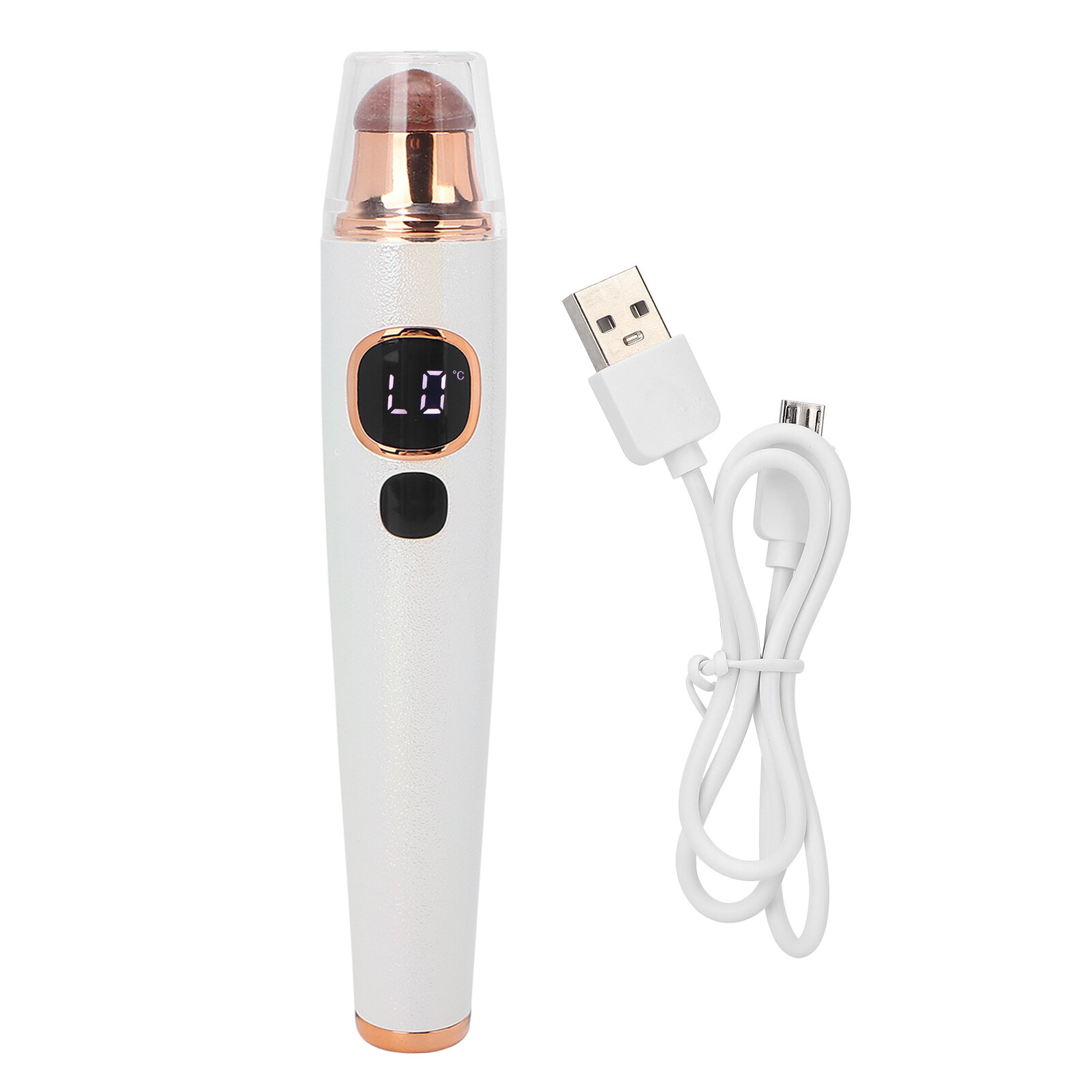 Массажер для глаз Bianstone, палочка для ухода за глазами против морщин, перезаряжаемый электрический массажер для глаз