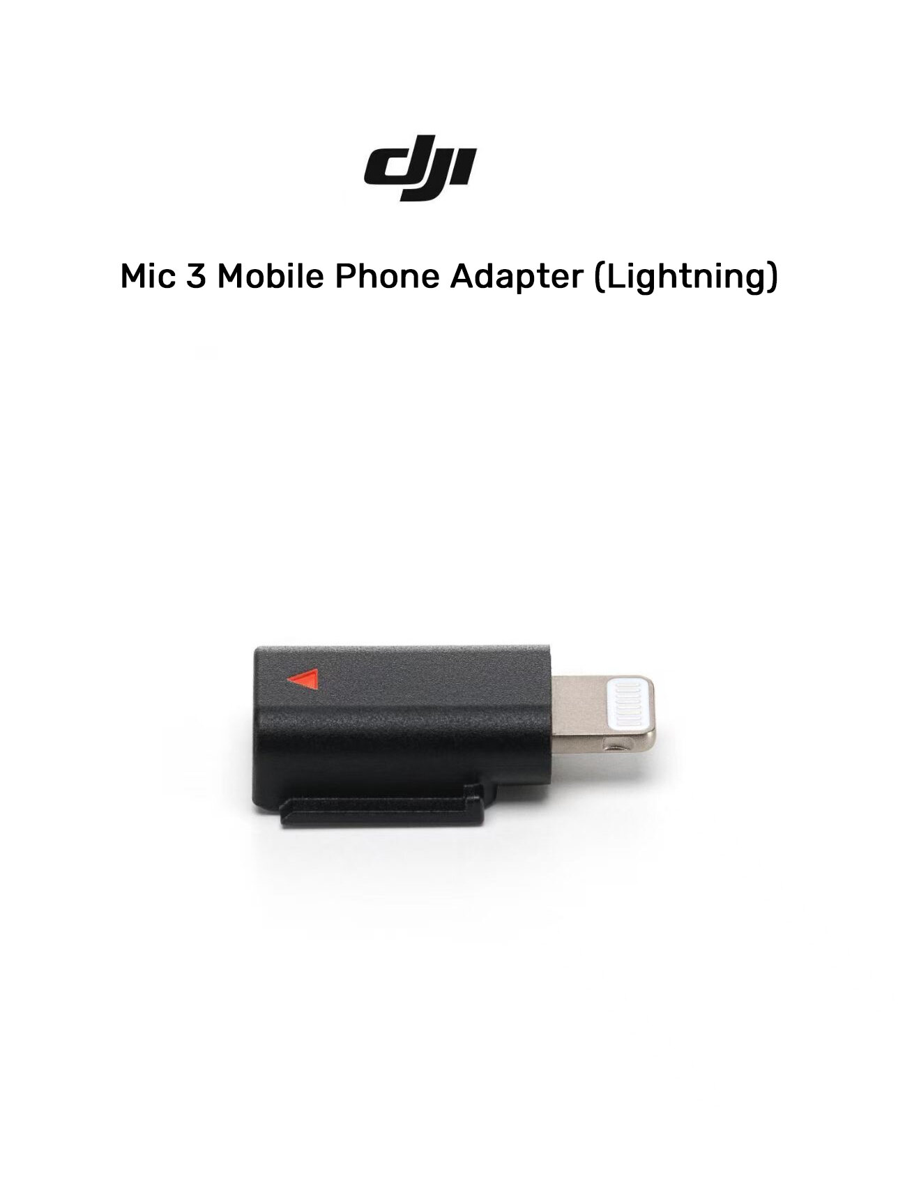 DJI Mic3 разъём для телефона (Lightning) адаптер для приёмника — фото 1