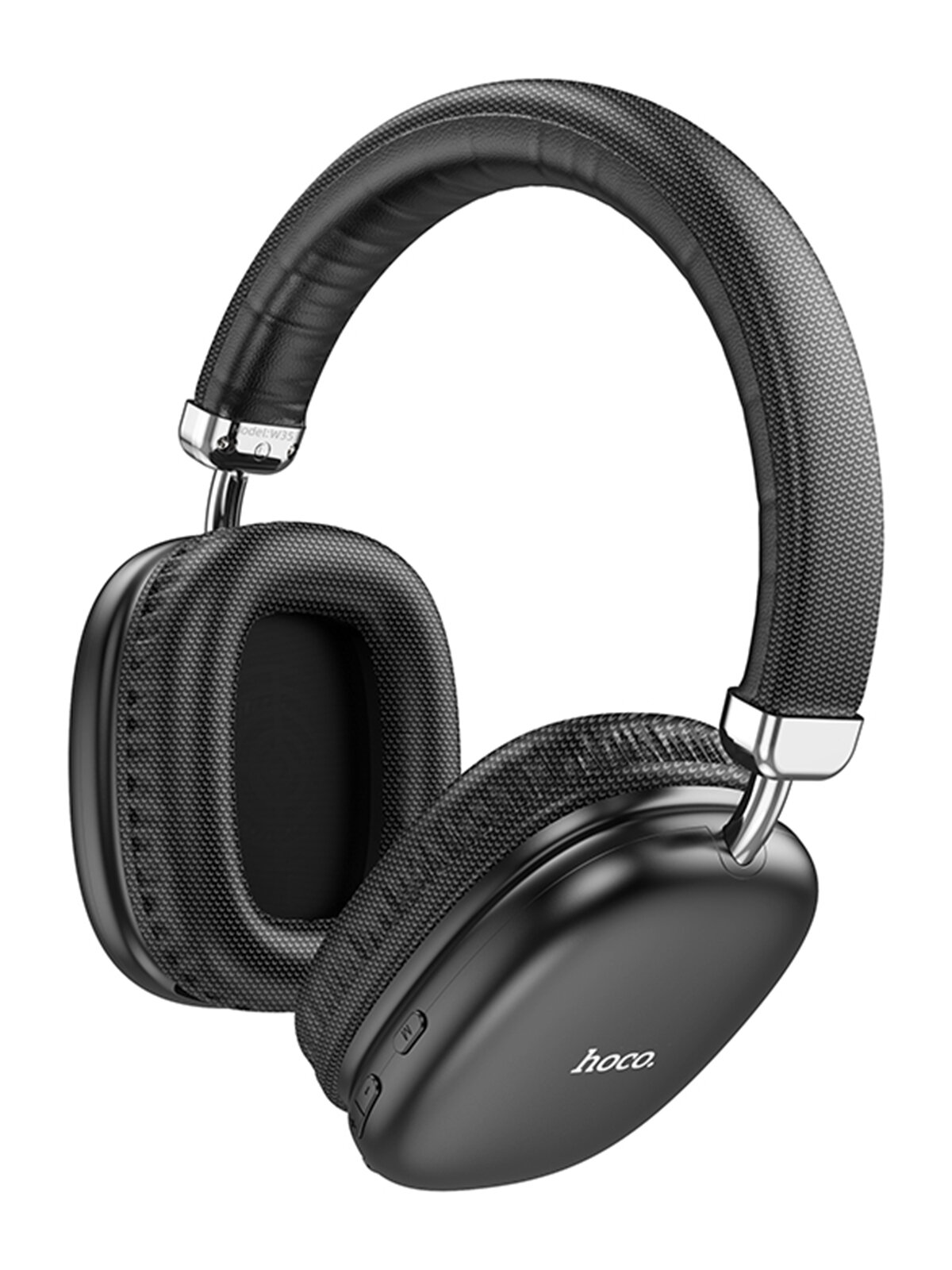 Наушники беспроводные Hoco W35 с поддержкой карты памяти micro SD, AUX, Bluetooth 5.3, черный