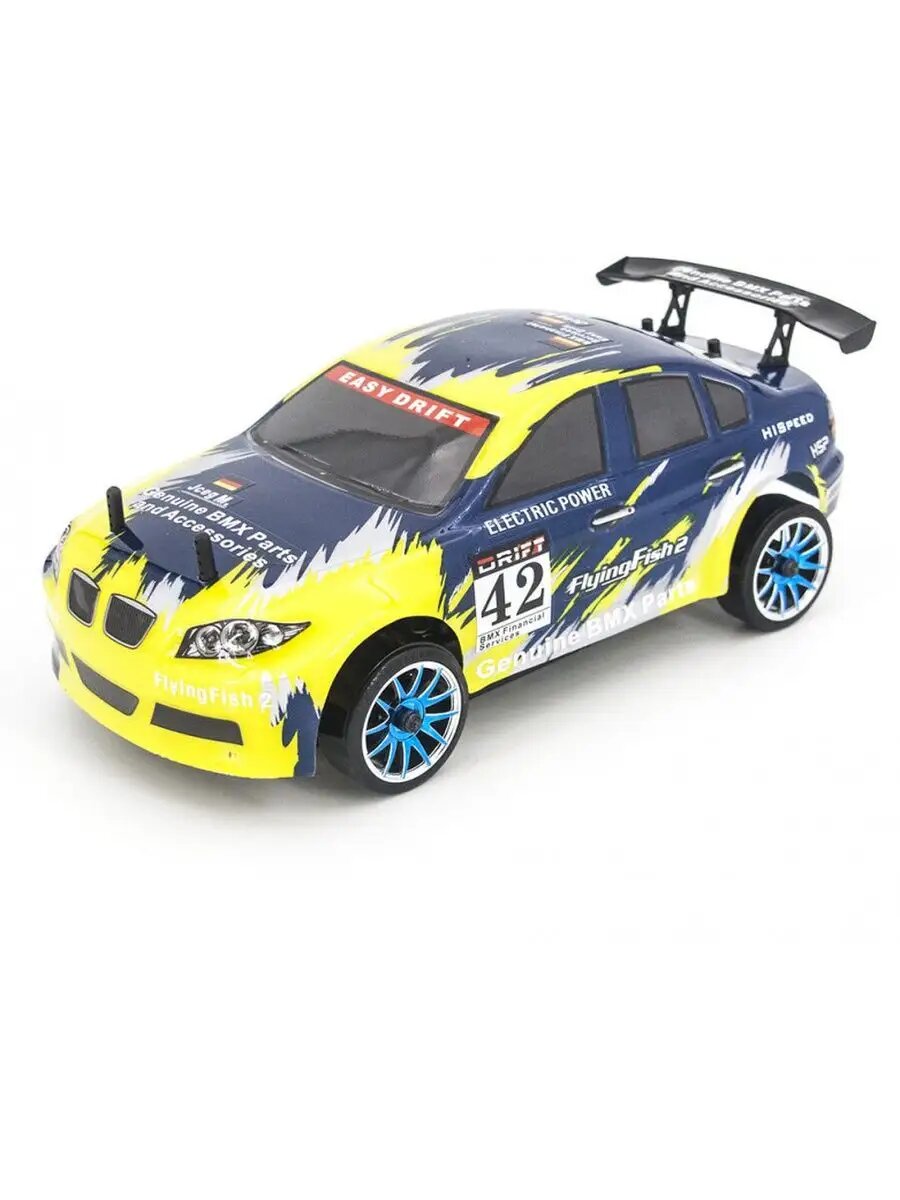 Машина для дрифта Flying Fish 2 4WD 2.4G - 94163 синий 14+ Масштаб 1:16