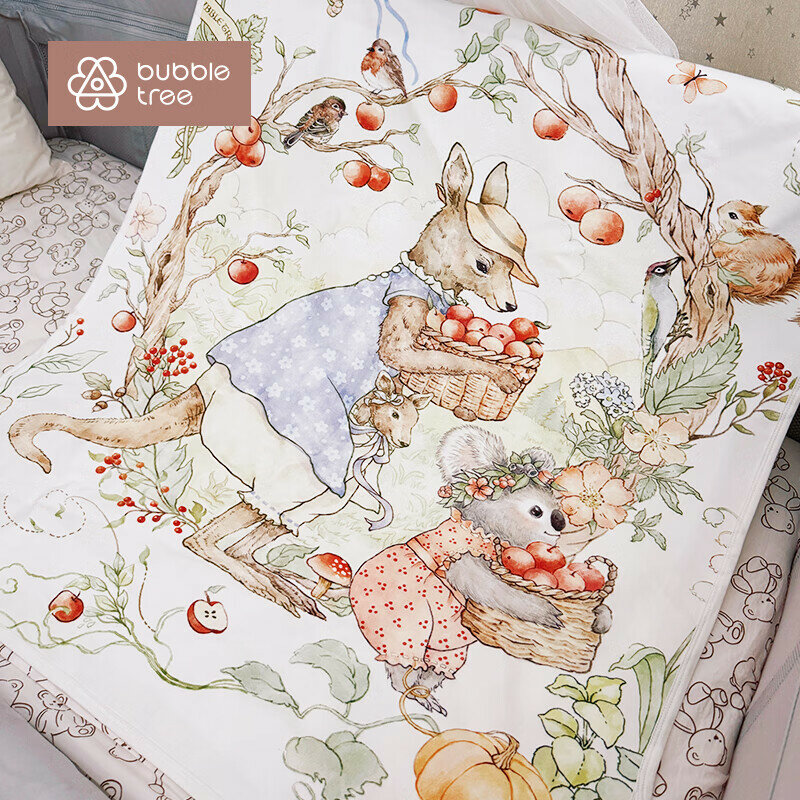 BUBBLE TREE Baby Diaper Pad, Newborn Waterproof Breathable Washable, Large Size Children's Care Mat for Autumn And Winter, 70*90cm