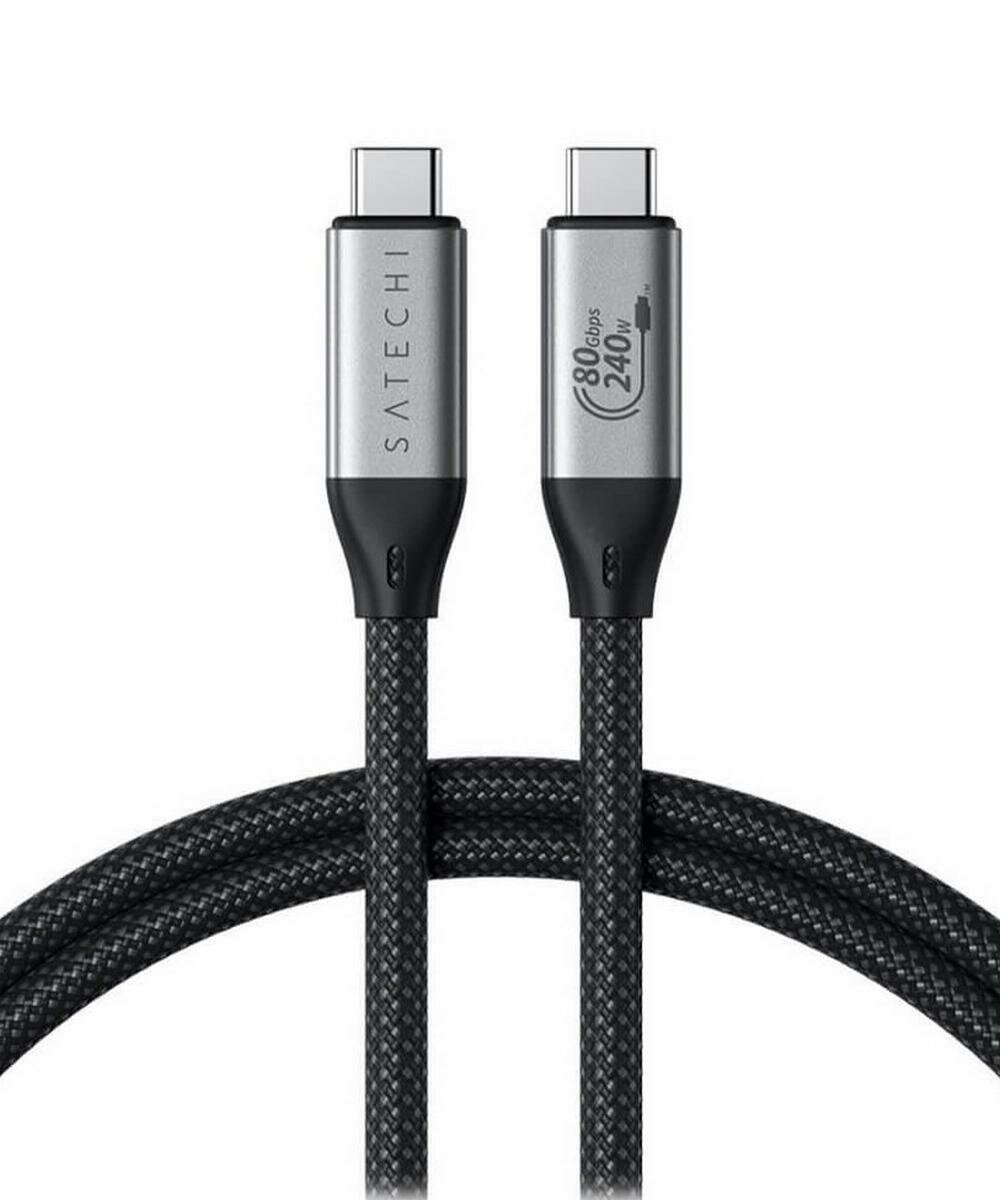 Кабель Satechi ST-YU4120K USB4 240W 1,2м Черный Type-C RU