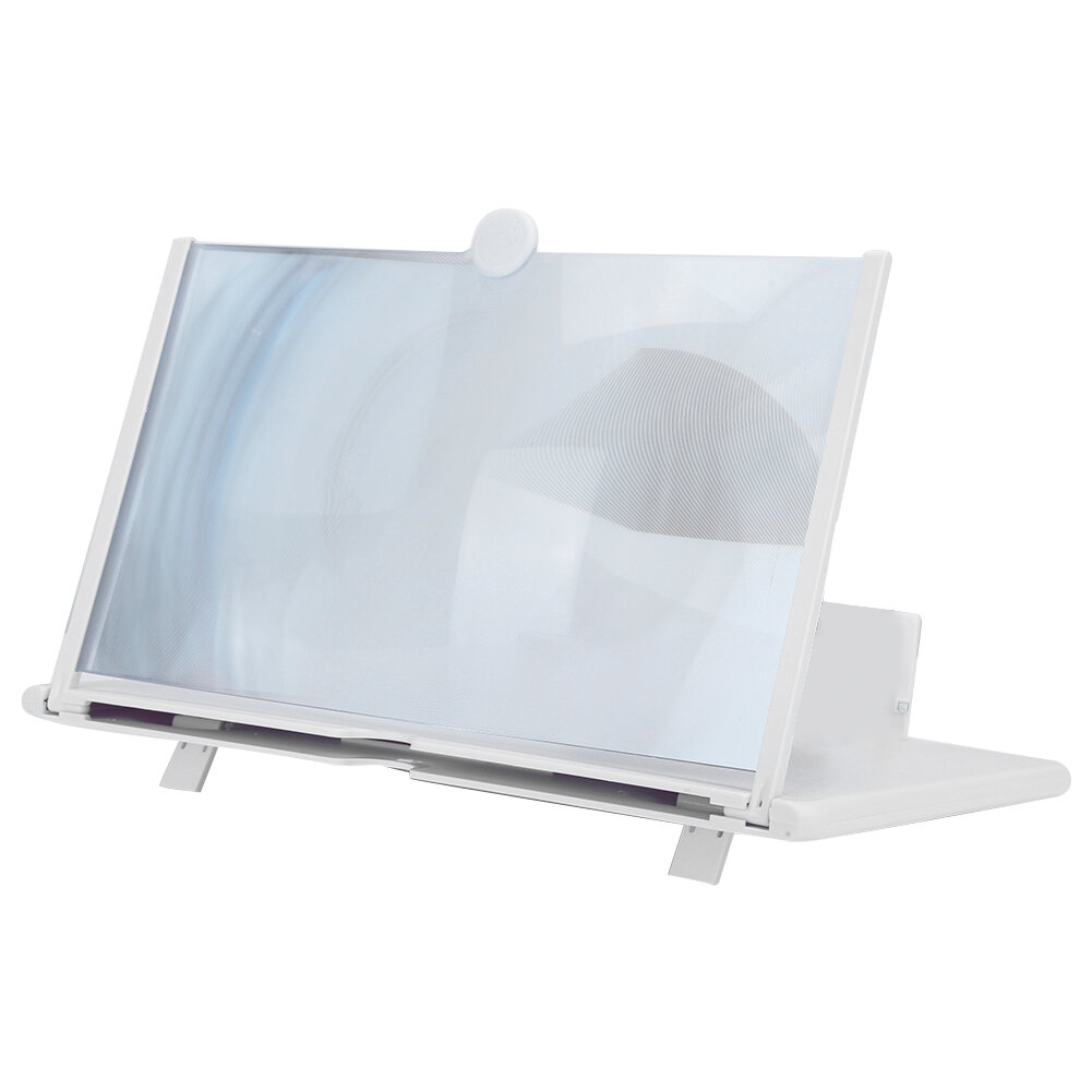 Увеличитель экрана 12 дюймов, складной, 3D эффект, белый