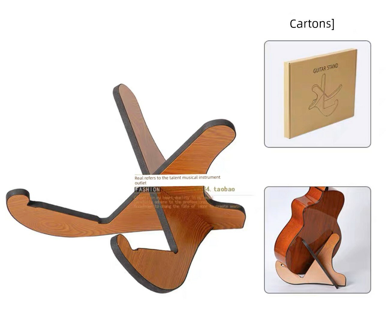 Деревянная стойка для гитары, напольная модель для электрических и акустических гитар, прочная конструкция