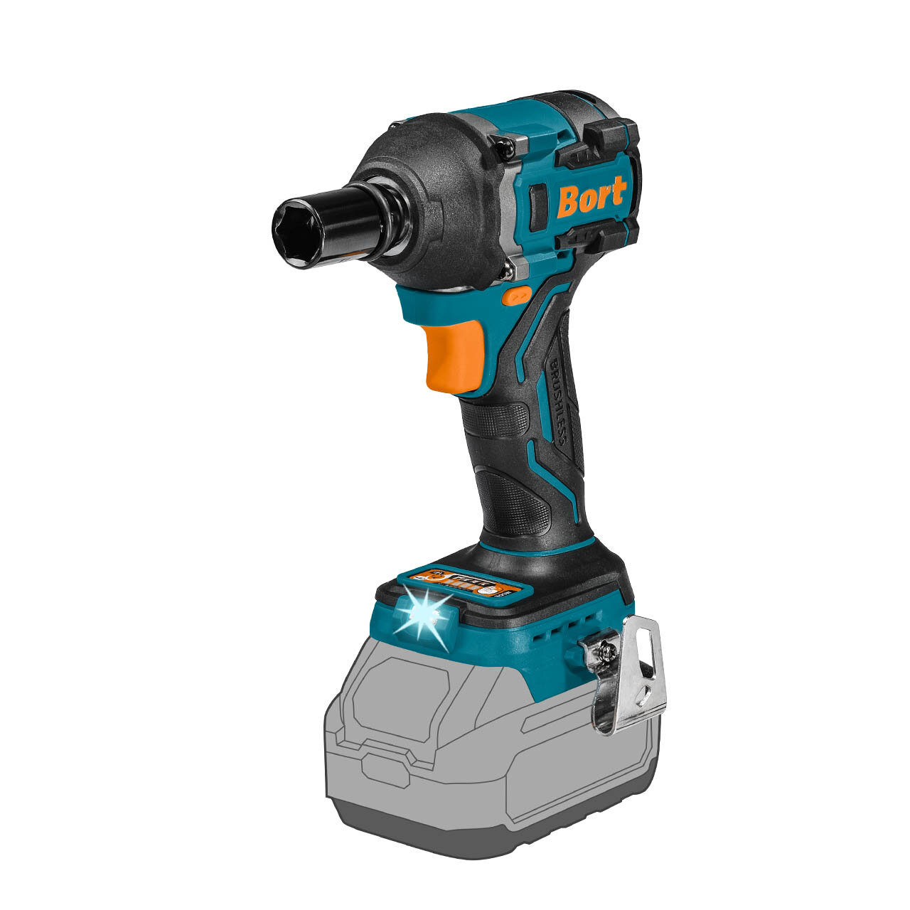 Гайковерт Bort BSR-21U-S бирюзовый 93418675