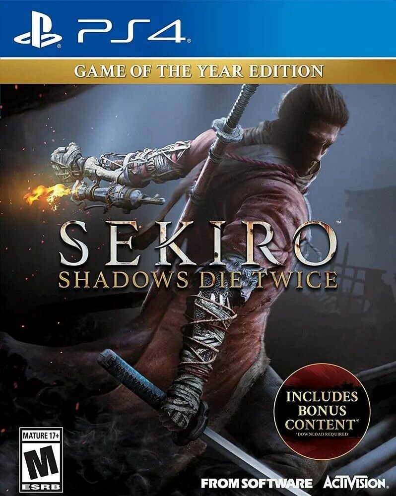 Игра Sekiro: Shadows Die Twice GOTY Edition для PS4, русские субтитры