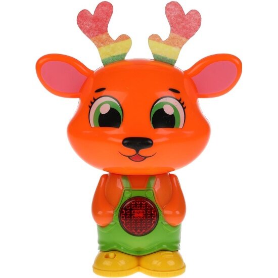 Музыкальная игрушка Умка HT581-R Оленёнок кукутики 50 песен, стихов, звуков