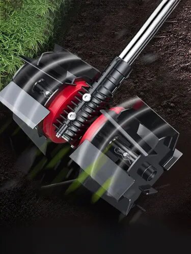 Насадка культиватор для бензокосы 3в1 Культиватор, окучник, пропольник. Подходит для триммера со штангой 26мм 9Т