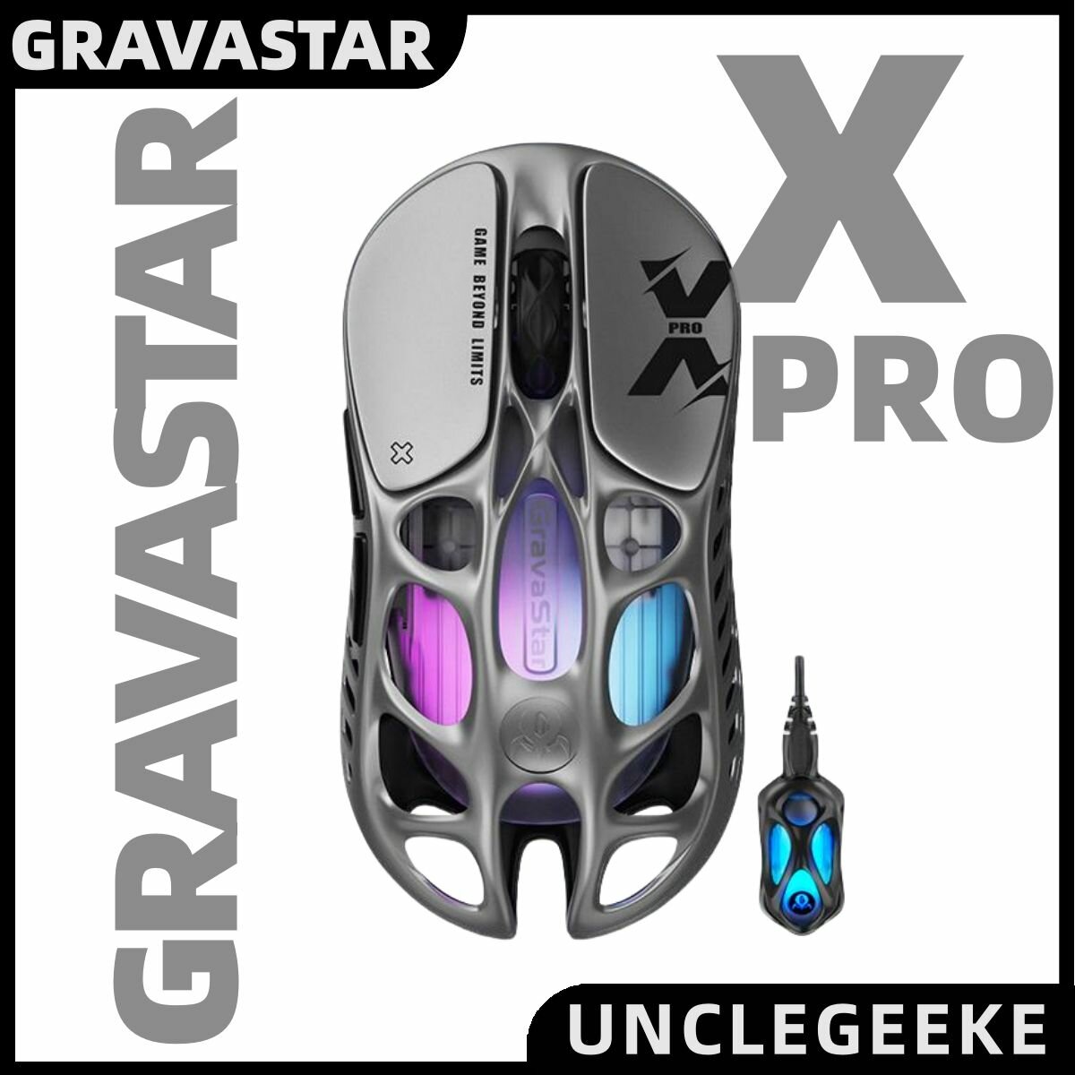 Игровая мышь Bluetooth-мышь беспроводная мышь Gravastar X PRO+8K приёмник