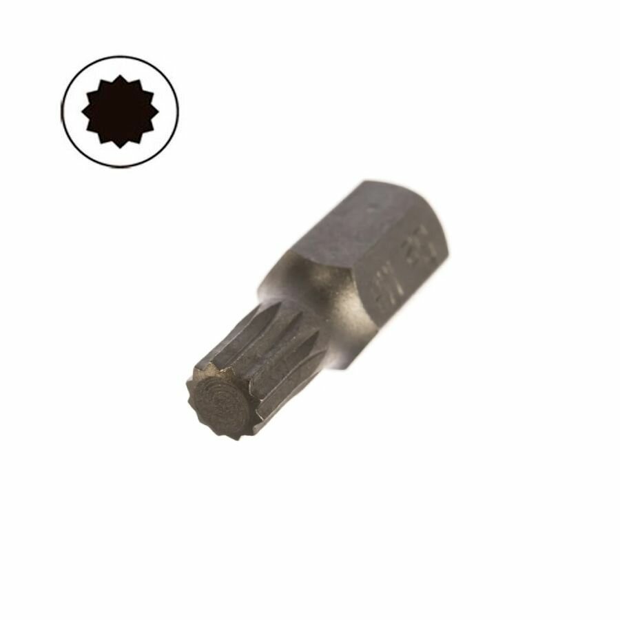 Бита SPLINE (12-ти гранная) М8 10мм короткая 30мм AIST 1323008M