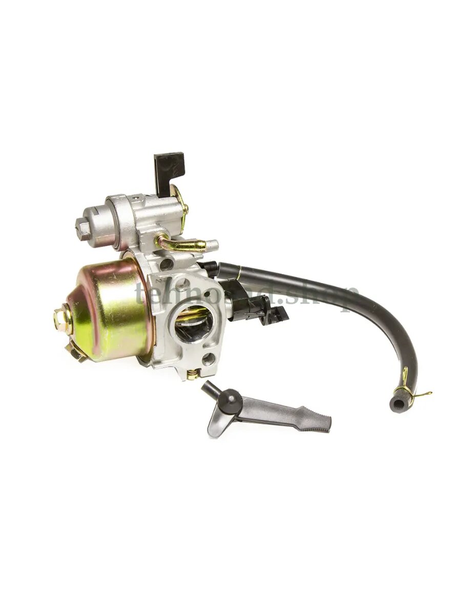 Карбюратор для двигателя GX160, 168F с краном 5-7,5 л. с.