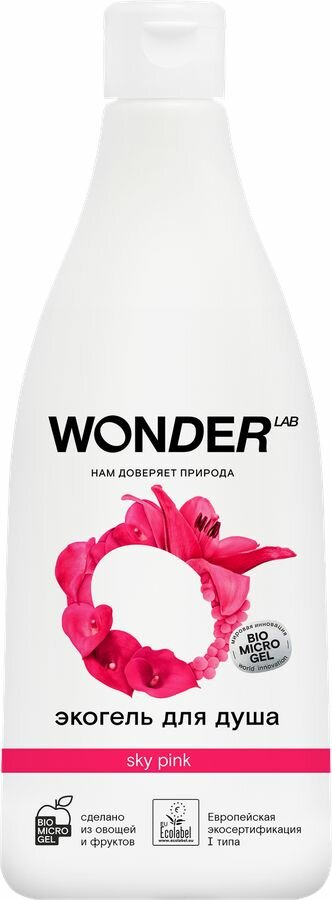 Гель для душа WONDER LAB Sky pink WL550SRG35SP-V 550 мл