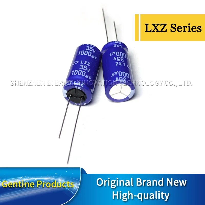 10 шт. 35V1000UF LXZ 12,5X25 ELXZ350ELL102MK25S NIPPON CHEMI-CON оригинальные алюминиевые электролитические конденсаторы с низким ESR длительным сроком службы