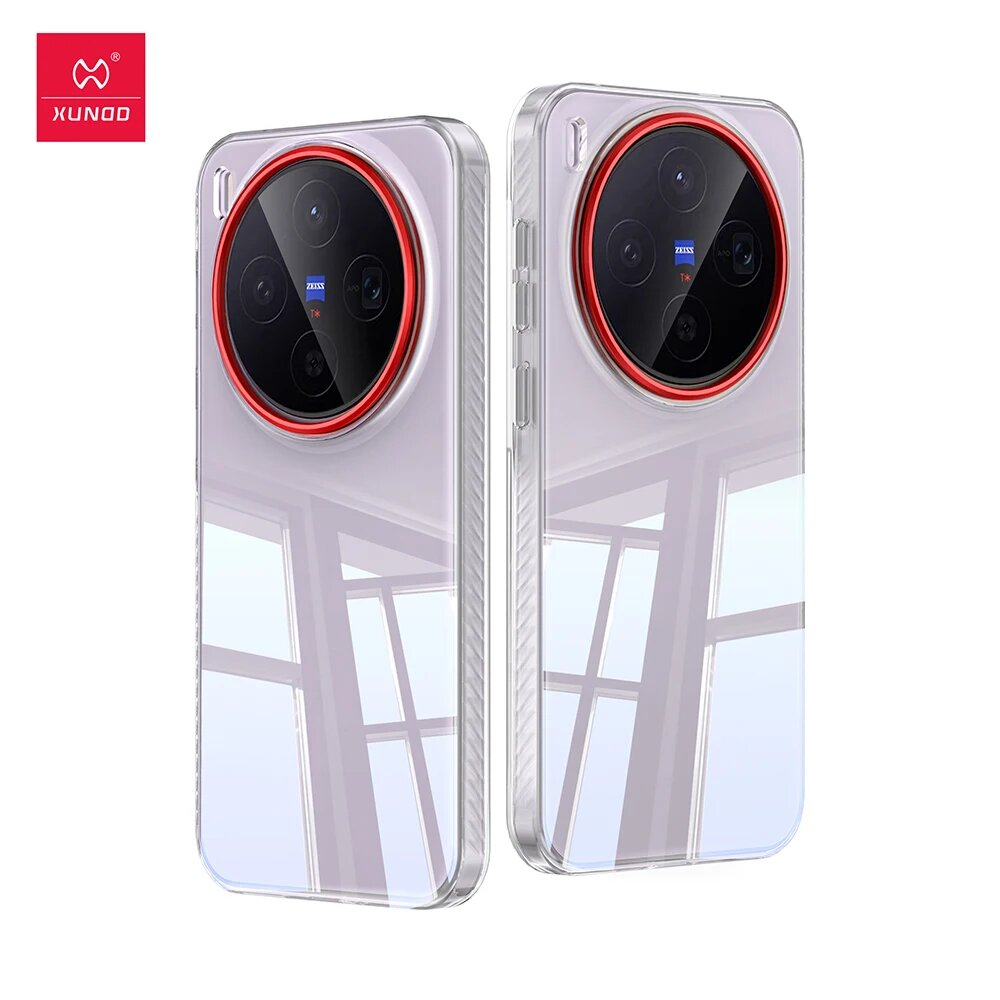 Чехол Xundd vivo X300, прозрачный, без кольца