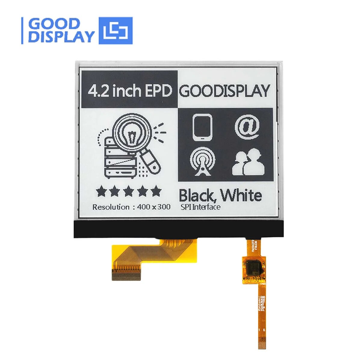 GooDisplay GDEY042T81-T02 4.2-дюймовый сенсорный электронный дисплей EPD Only