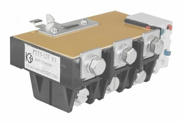 Реле электротепловое токовое РТТ5-125-1002 У3, 125А