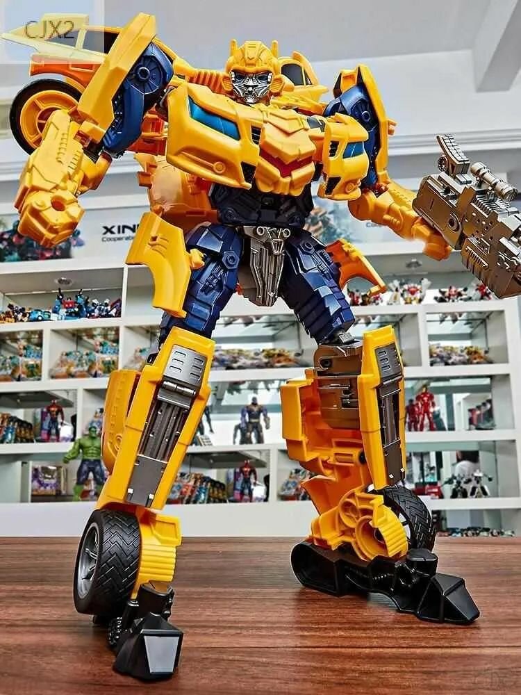 Трансформеры Бамблби, высота 45см, большие детские игрушки для мальчиков и девочек-CJX2