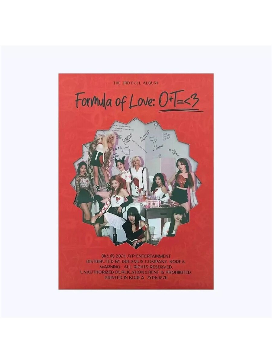 Альбом TWICE - Formula of Love: O+T<3 (Break it ver.)