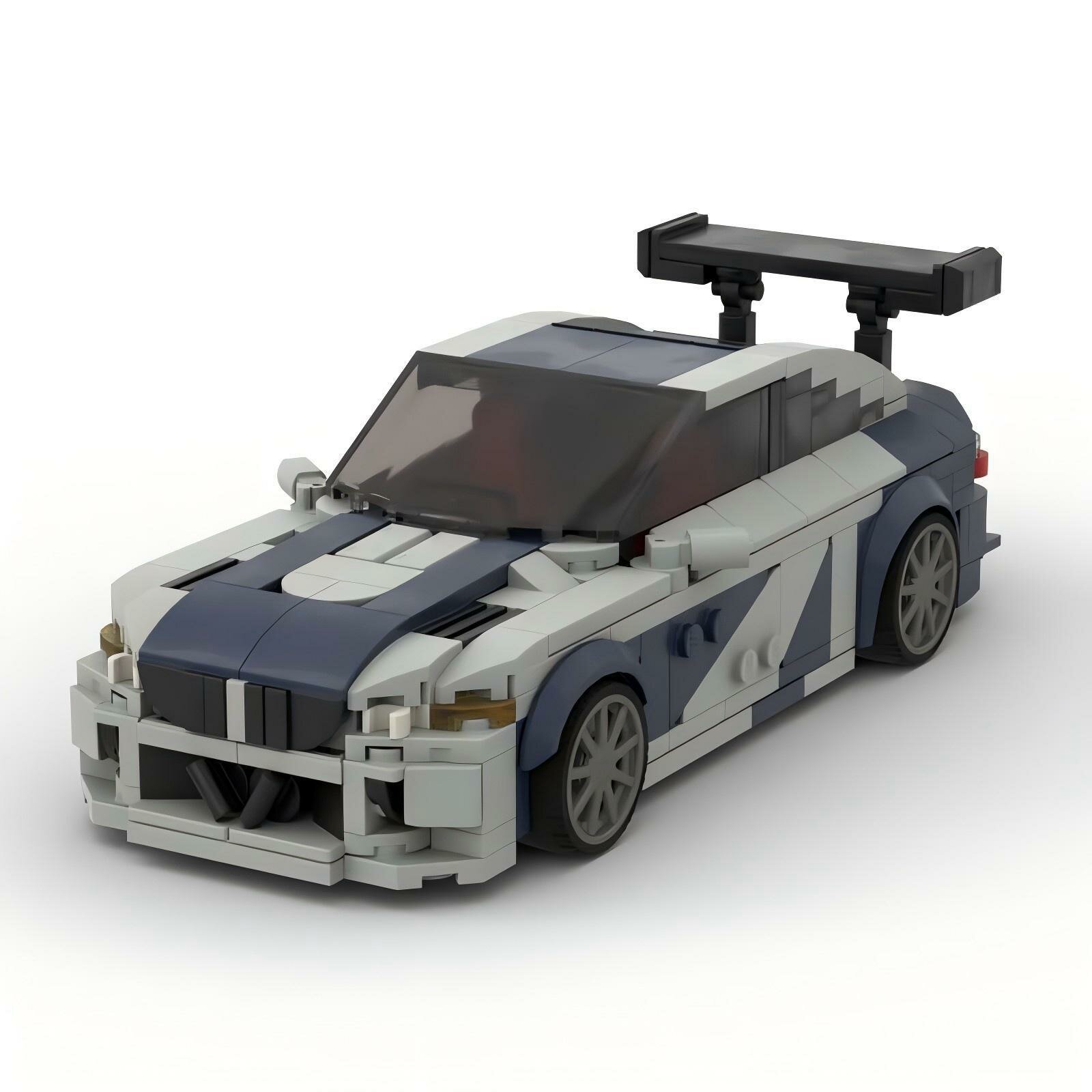 Игрушечная модель MOC puzzle set, 162637 BMW M3 E46 GTR car creative assembly, подарки для детей