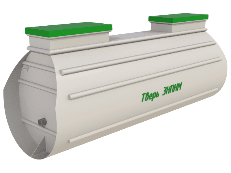 Тверь Classic 3НПНМ, станция биологической очистки в горизонтальном исполнении, компрессорная принудительная