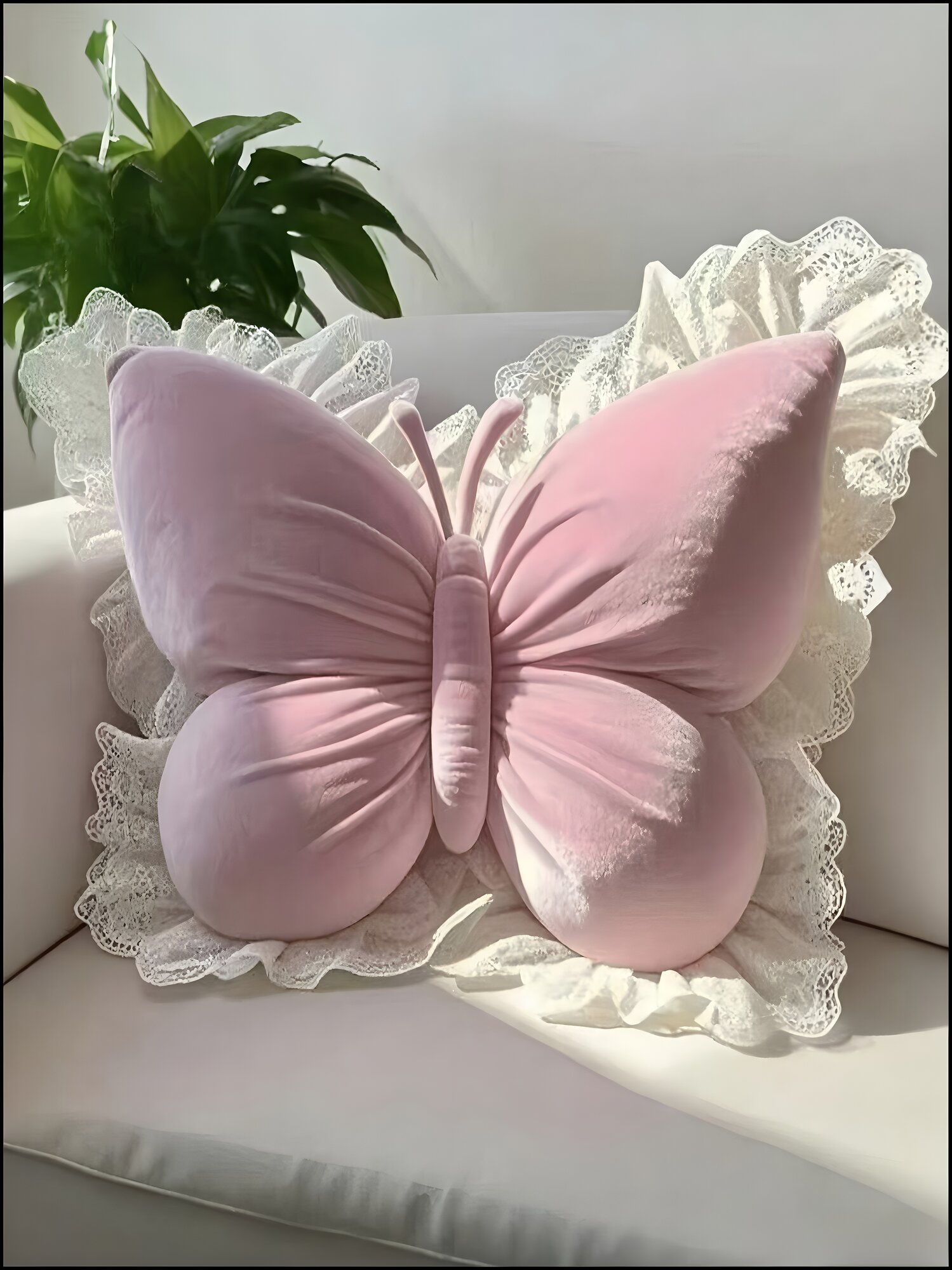 Подушка-бабочка, плюшевая игрушка, вкладыши, подушка для поддержки талии