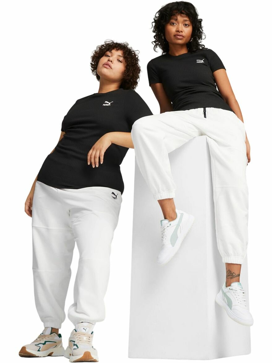 Футболка спортивная PUMA CLASSICS Ribbed Slim Tee
