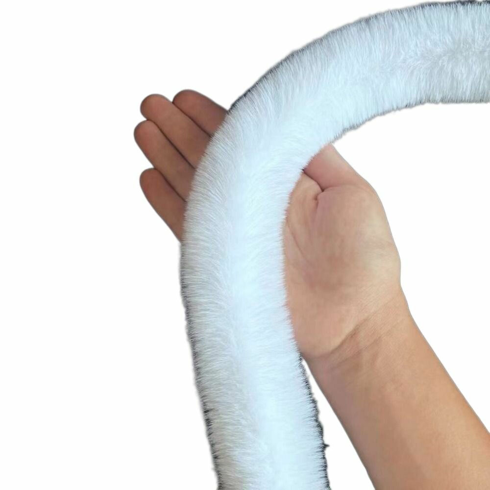 Меховая лента для декора, 5 см х 100 см, искусственный мех, отделка одежды, обуви, головных уборов и рукоделия, мягкая и стильная