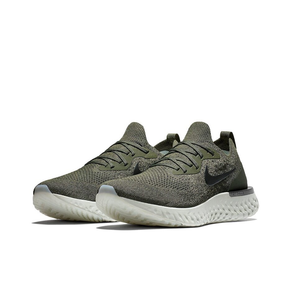 Кроссовки NIKE Epic React Flyknit 1, размер EU 42 стопа (26.5CM), green — фото 1