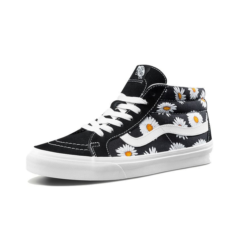 Кроссовки VANS SK8 MID, размер EU 36 стопа (22.5CM), черный — фото 1