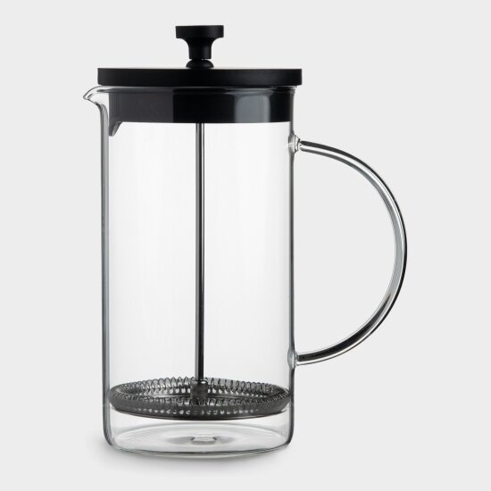 Френч-пресс Anna Lafarg Arabica 1 л, стекло/сталь (ANLAF-72656R)