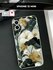 Чехол на Apple iPhone 12 mini / Айфон 12 Мини с принтом Золотые и белые цветы