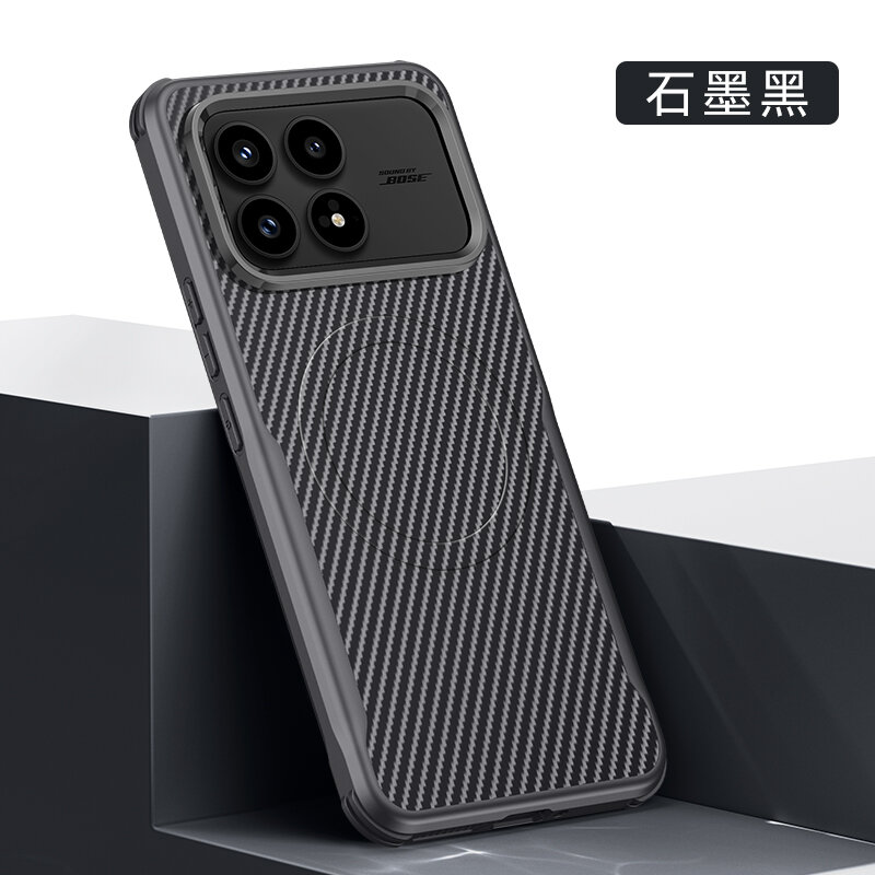 Чехол Для Poco F8 Pro/Сяоми Поко F8 Про, soft touch, чехол-кардиомонитор, искусственная кожа, поликарбонат (PC), защита камеры, ударопрочный, усиленные углы, Xiaomi, Poco F8 Pro, black,