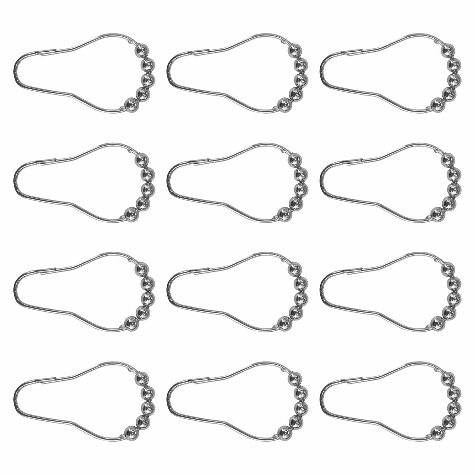 Кольца для душевой занавески с 5 бусинами аксессуары ванной из нержавеющей стали