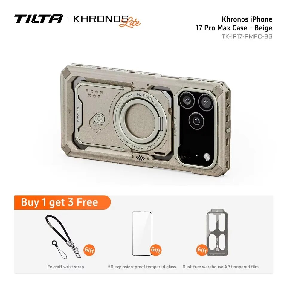 TILTA Khronos iPhone 17 Pro Max Case Beige
