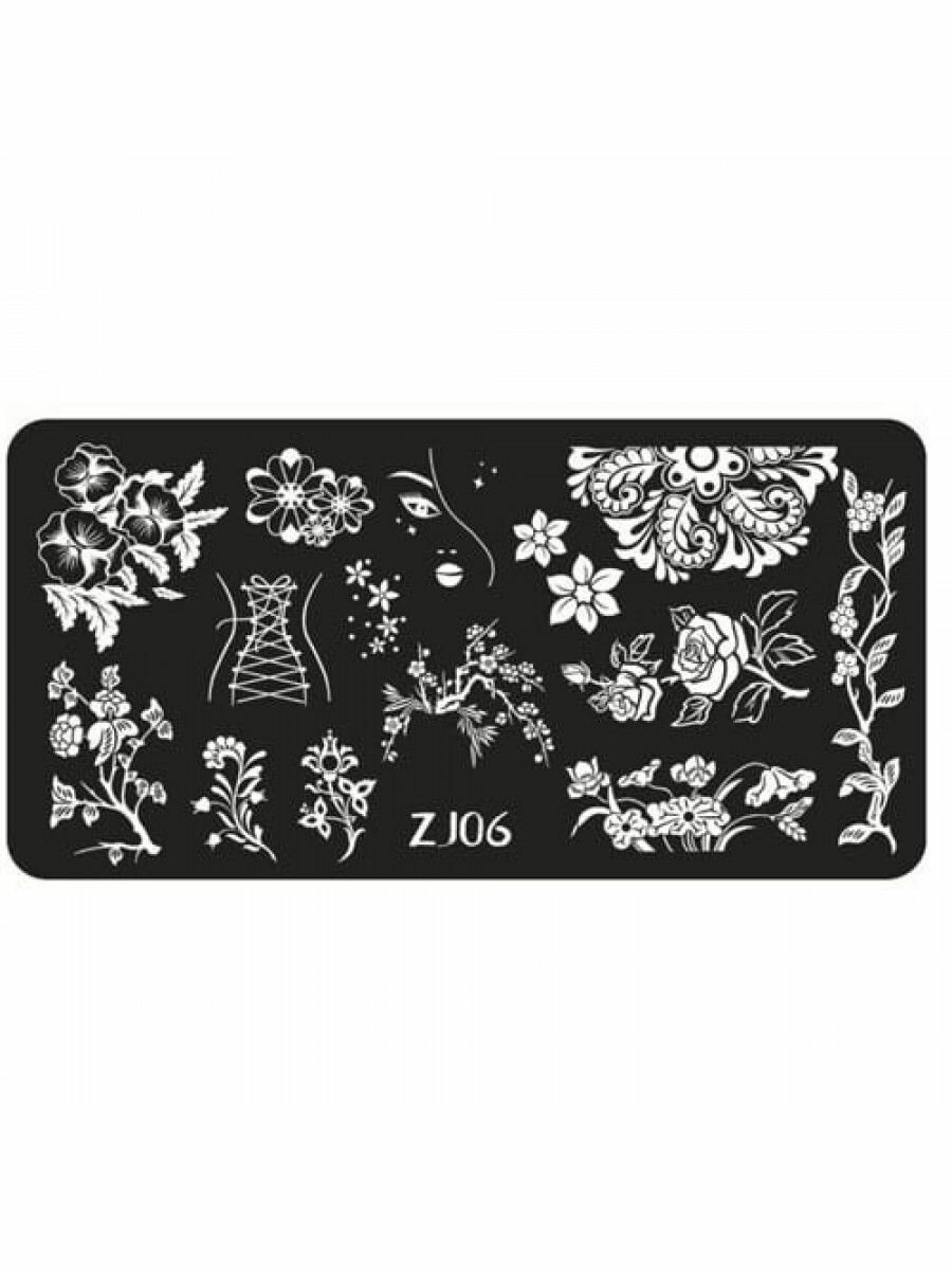 Пластина для стемпинга ZJ06